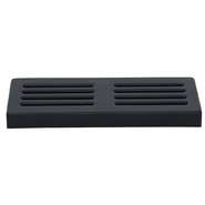 Delfin Slotted Black ABS Modular Case Riser - 24"L x 10"W x 2"H