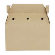 Corrugated Kraft Catering Barn Box - 12 15/16" x 10 11/16" x 7 5/8"