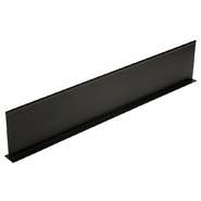 Jet Plastics T Shape Black Plastic Divider - 36"L x 5"H