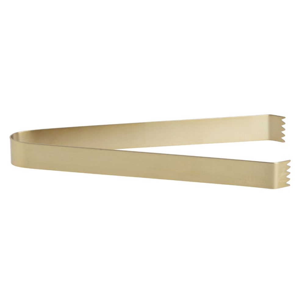 FOH Brass Pom Ice Tong - 7"L