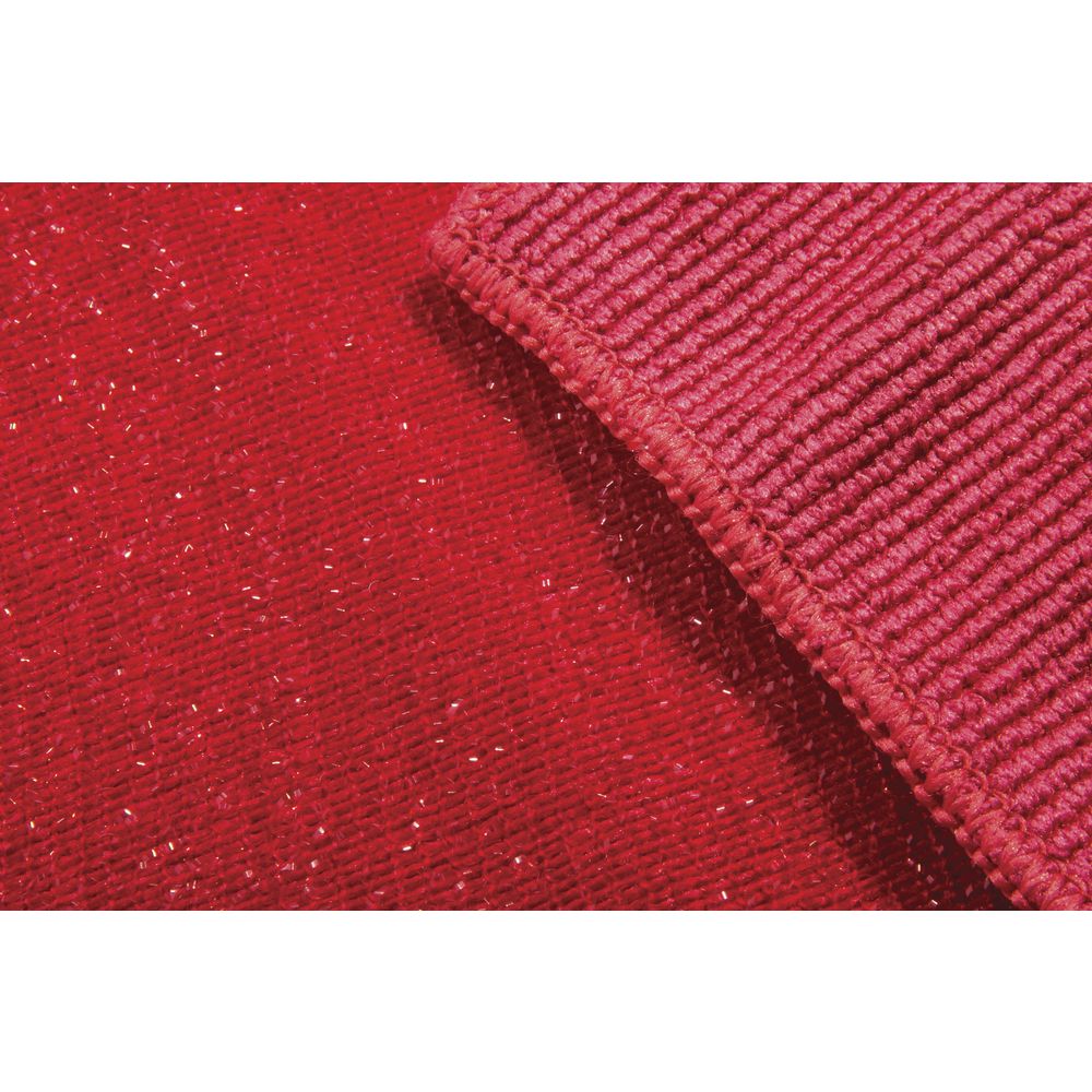 HUBERT® Red Microfiber Scrubbing Cloth - 12"L x 12"W