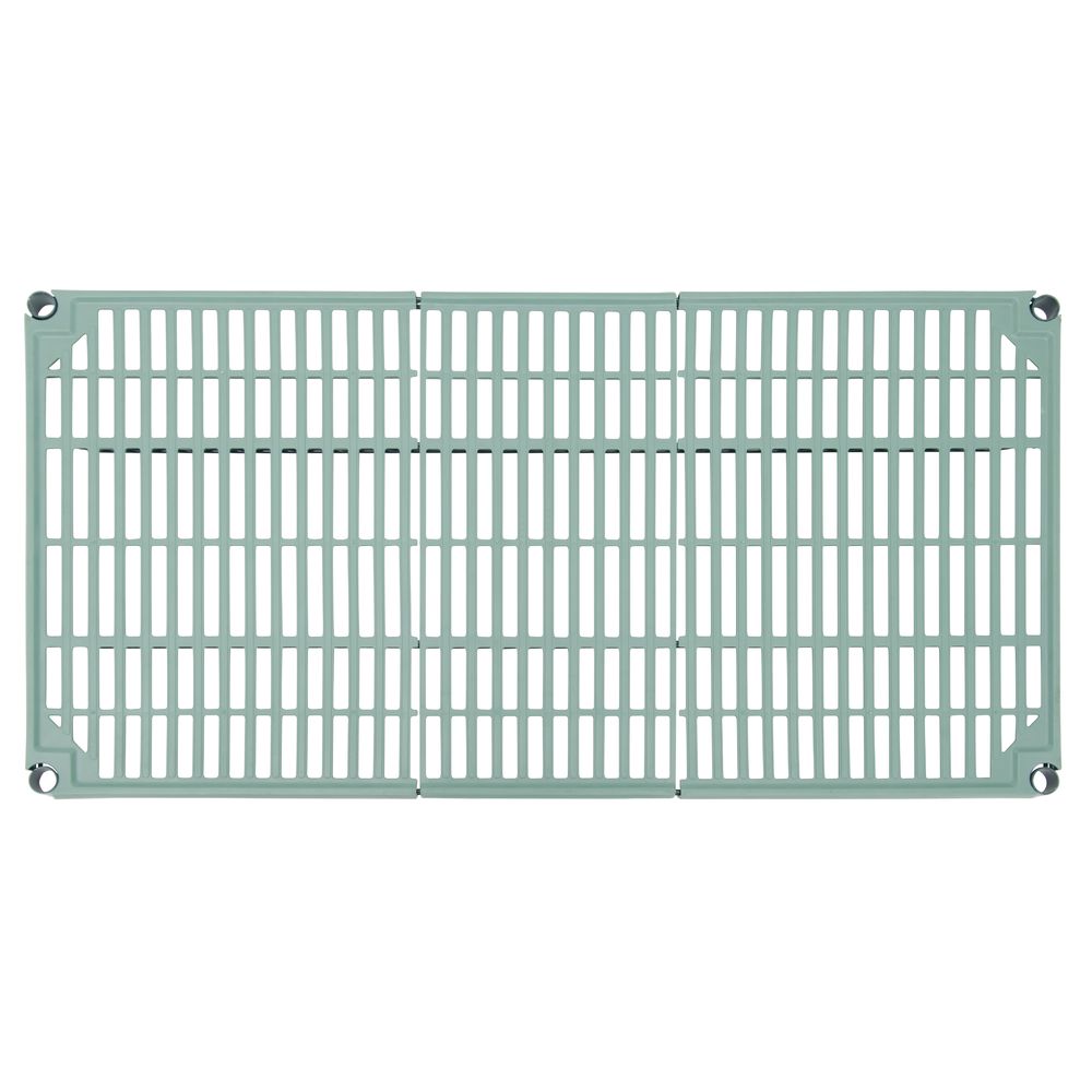 Focus FPS-Plus Green Plastic Vented Shelves Set Of 4 - 48"L x 24"W