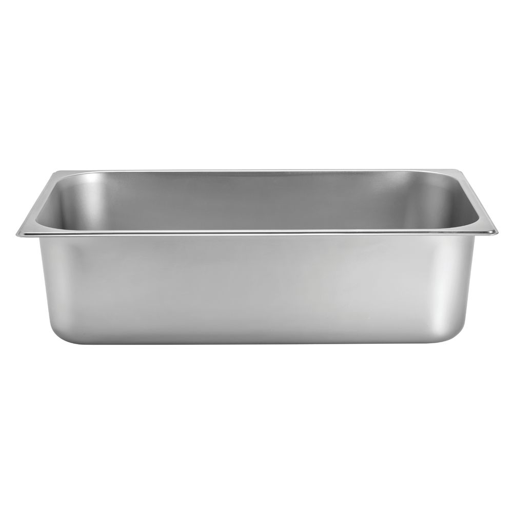 Kratos Full-Size Stainless Steel Steam Table Pan, 24 Gauge - 20 3/4"L x ...