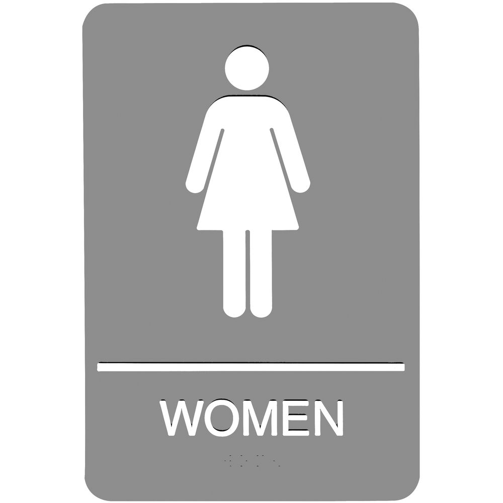 Unisex ADA Restroom Sign