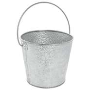 Tablecraft® Galvanized Metal Pail - 8" Dia x 7"H