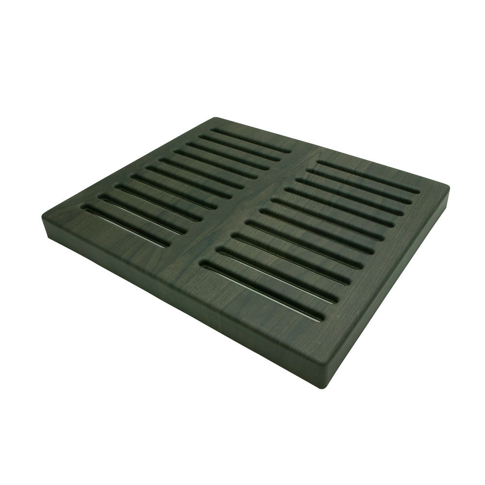 Delfin Slotted Black ABS Modular Case Riser - 24"L x 10"W x 2"H