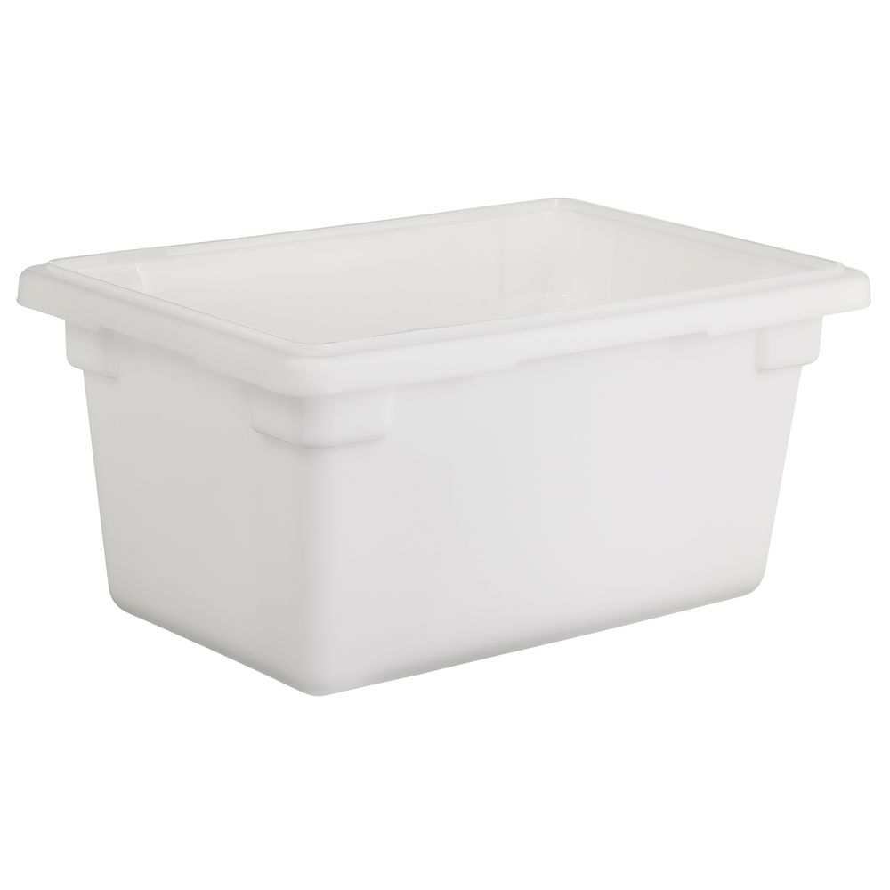 HUBERT® 4-3/4 gal Clear Plastic Full Size Food Storage Box - 18"L x 12 ...