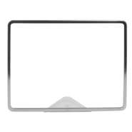 Chrome Metal Horizontal Sign Frame With Triangular Wedge Base - 11"L x ...