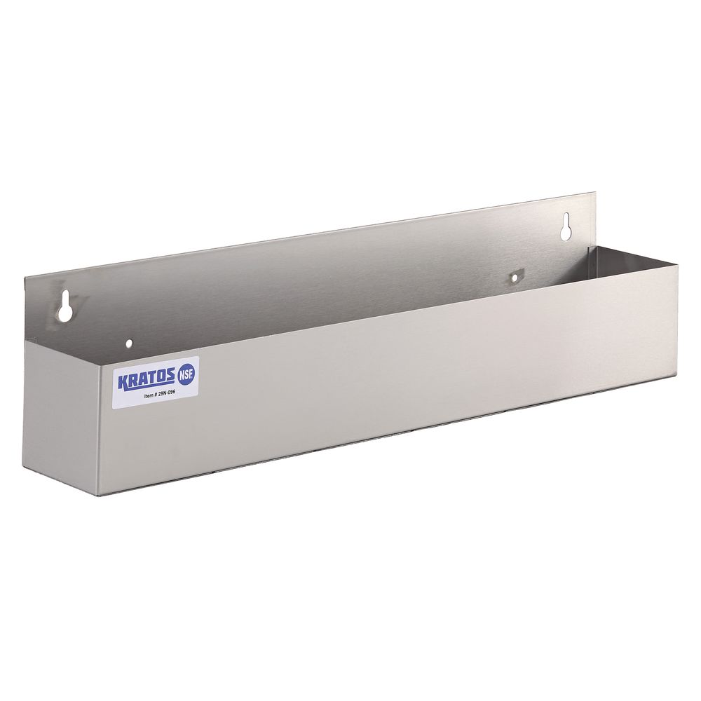 Kratos 29N-098 Single-Tier Stainless Steel Speed Rail - 32"L x 4"W x 7"H