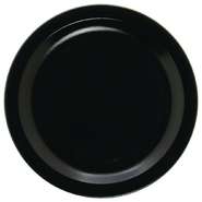 Cambro® Camwear® Narrow Rim Black Polycarbonate Dinner Plate - 9" Dia