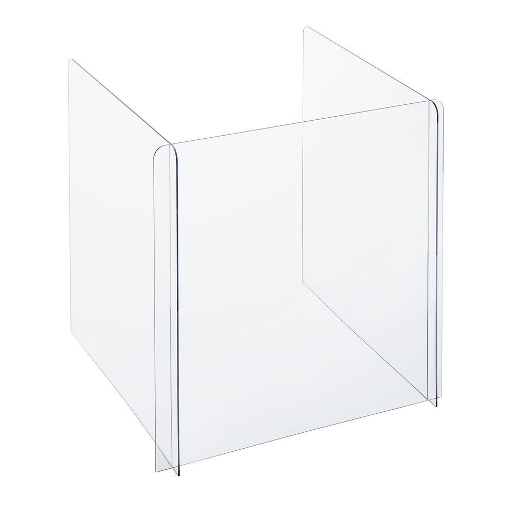 American Metalcraft DESK GUARD, ACRYLIC, 20" H-School Shields -COVID-19 ...