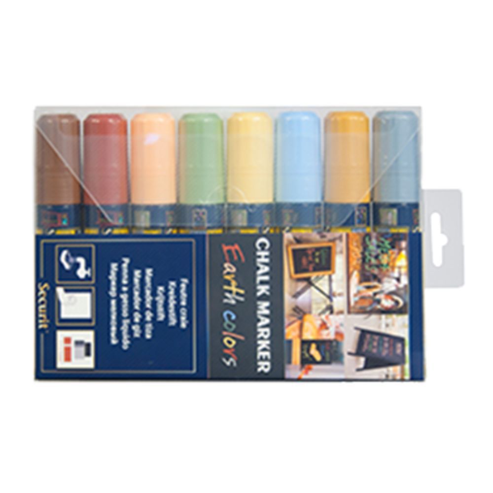 American Metalcraft Small Tip Markers, 4Pk, White