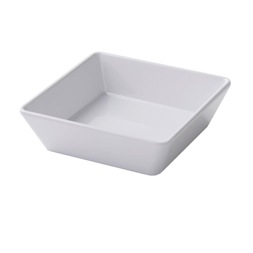 American Metalcraft Melamine Bowl, Square-Shallow, 16 Oz.