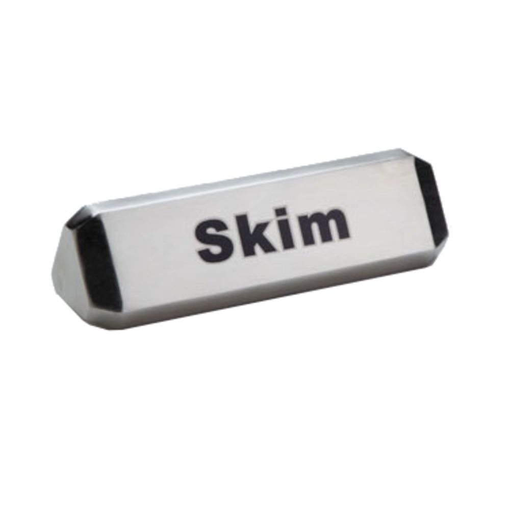 Amercian Metalcraft Sign, Three-Sided, Stainless Steel