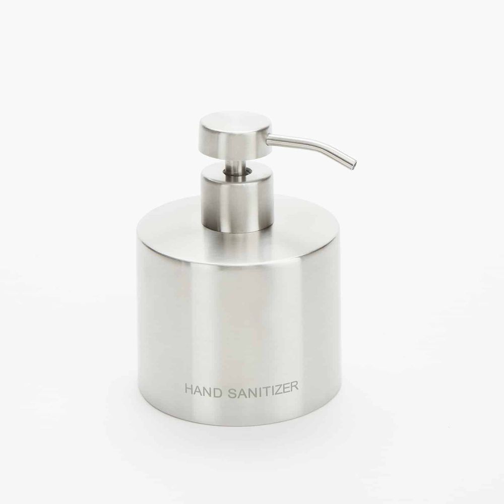 Amercian Metalcraft Dispenser W/ Pump, Ss, Satin, 16 Oz.