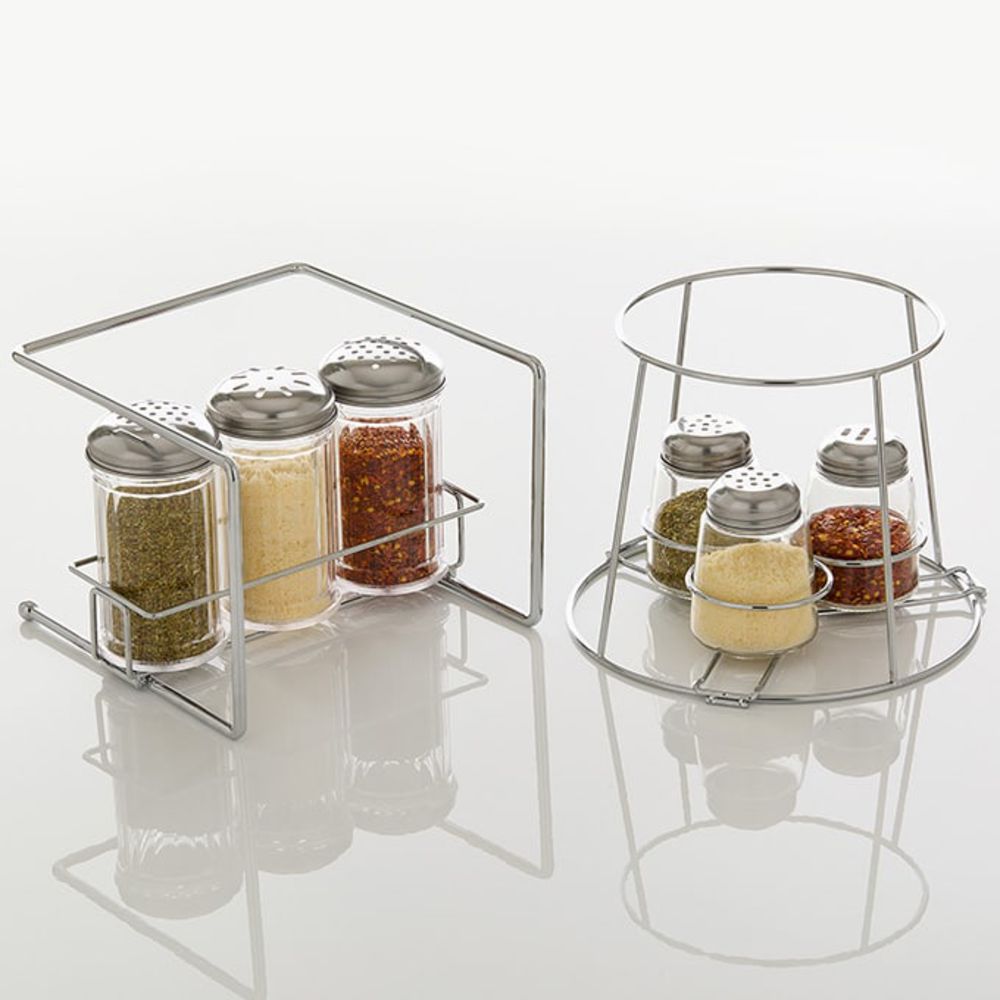 American Metalcraft Shaker Caddy Attachment, Rectangular, Chrome, 9-5/8" L