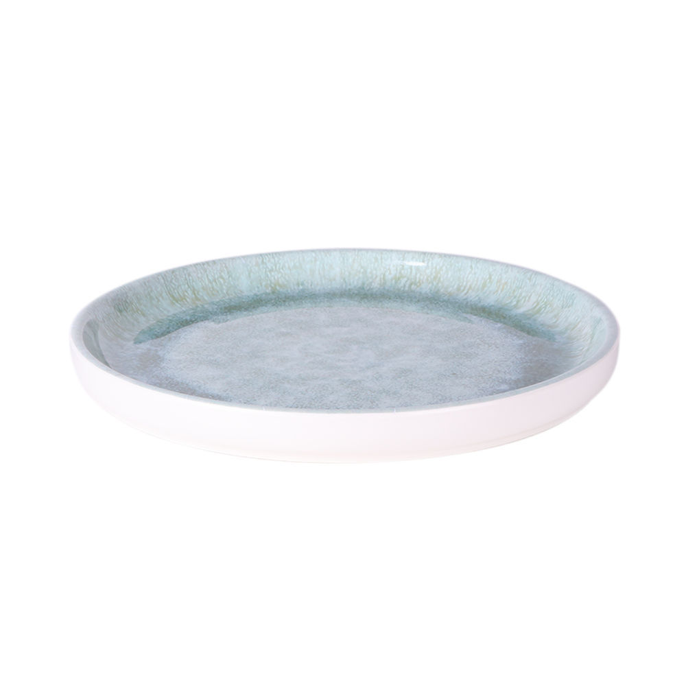 Elite Round Plate, 8" dia. x 7/8" h., Monet, Sea Moss - 6 per case