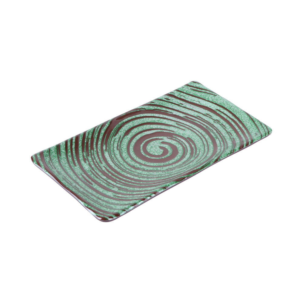 Elite Melamine Rectangular Plate, 9 1/4" x 5" x 3/4" H, Stardust Green ...