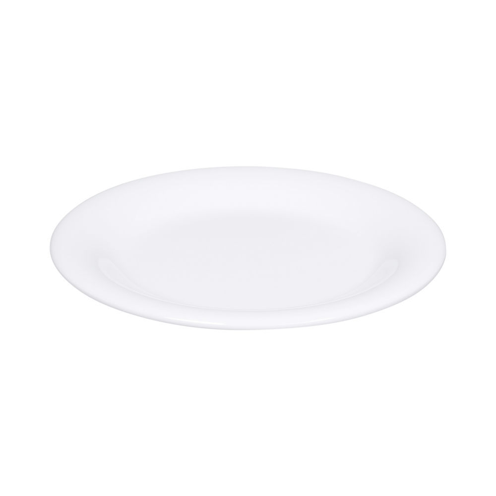 Elite Round Plate, 6 1/2" dia. x 5/8" h., White - 12 per case