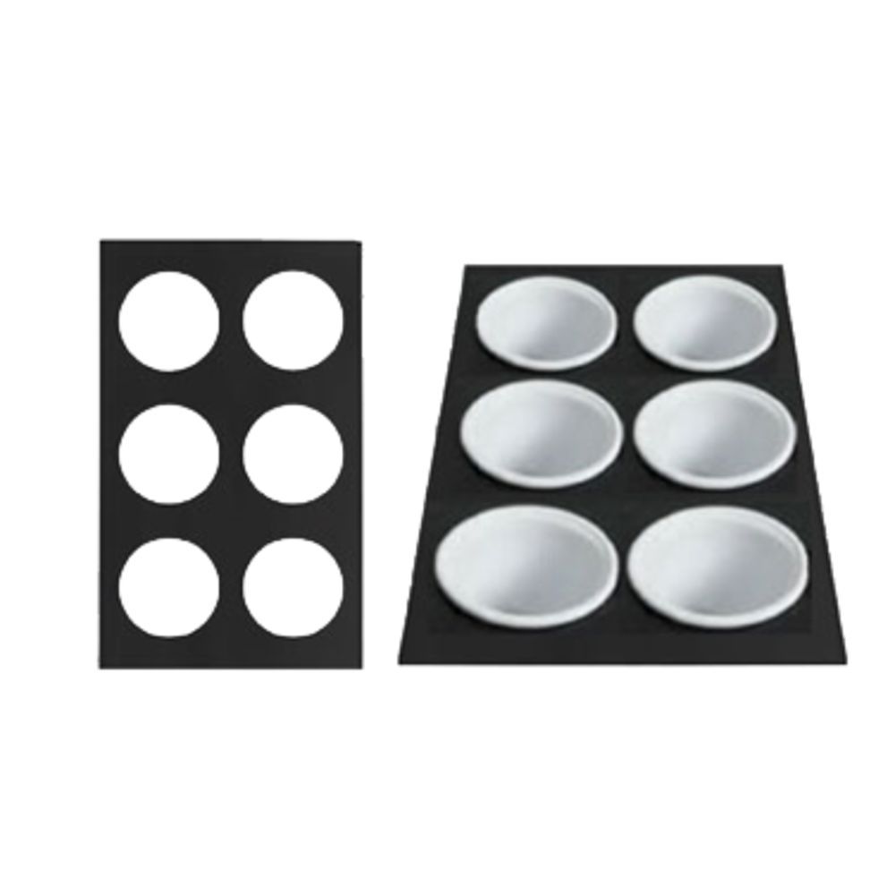 Bugambilia Single Tile, 20-13/16" x 12-3/4", resin coated w/ six round ...