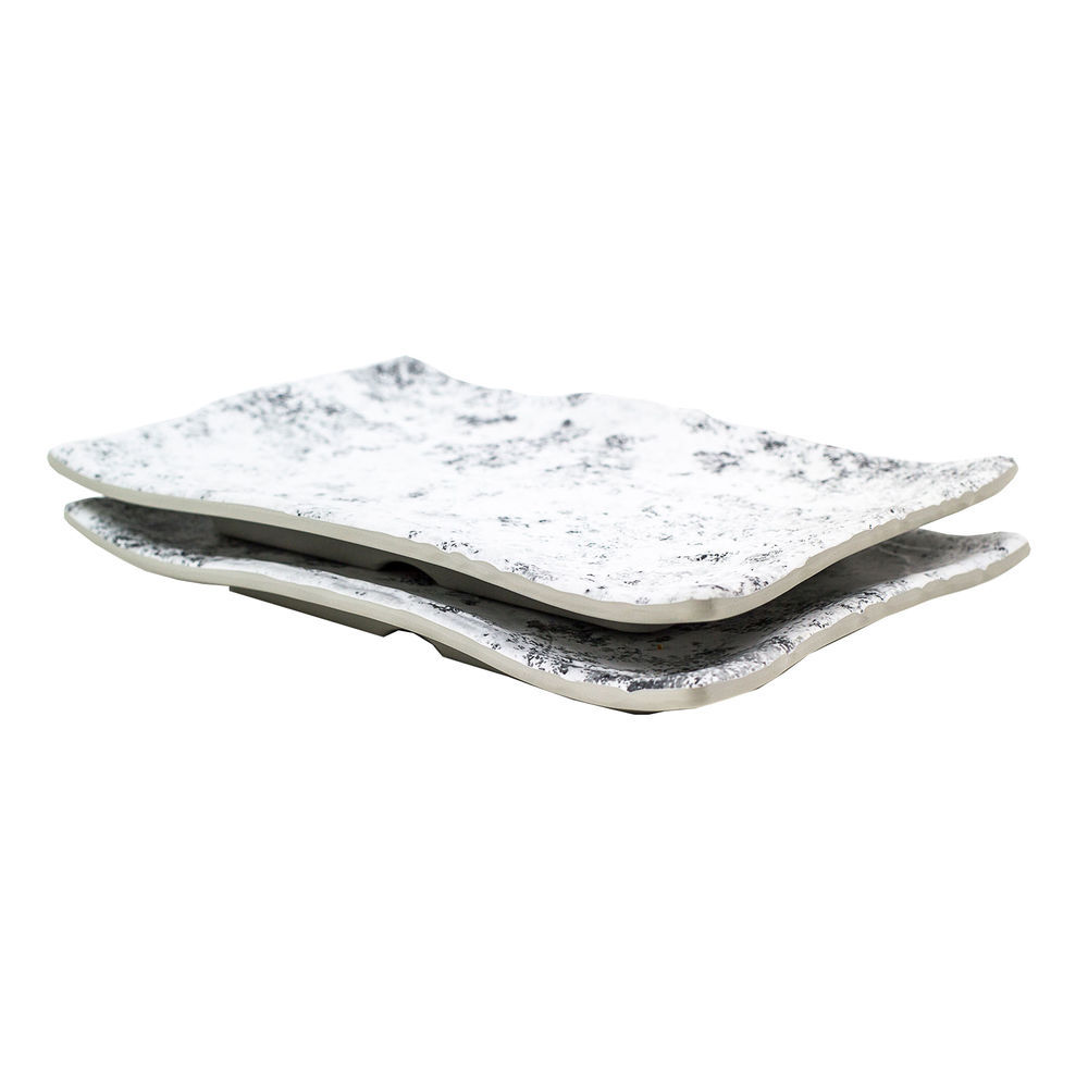 Cheforward Endure Rectangle Platter (Medium) - Pebble - 24 per case