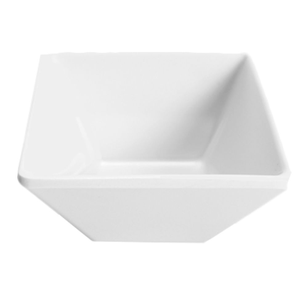 Elite Squared Bowl - 3"sq x 1.5" h - white - 6 per case