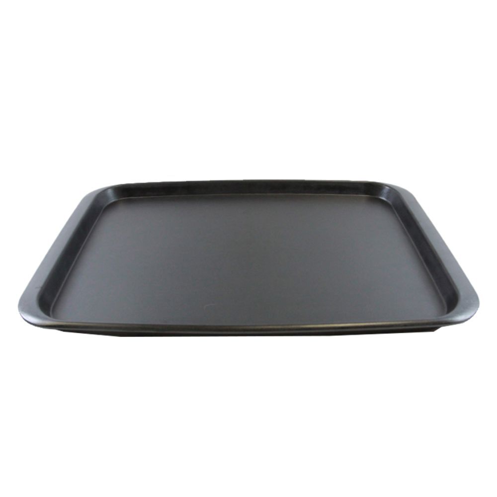 Elite Rectangular Tray, 21 1/2" x 14 1/2" x 1" h., Black Matte