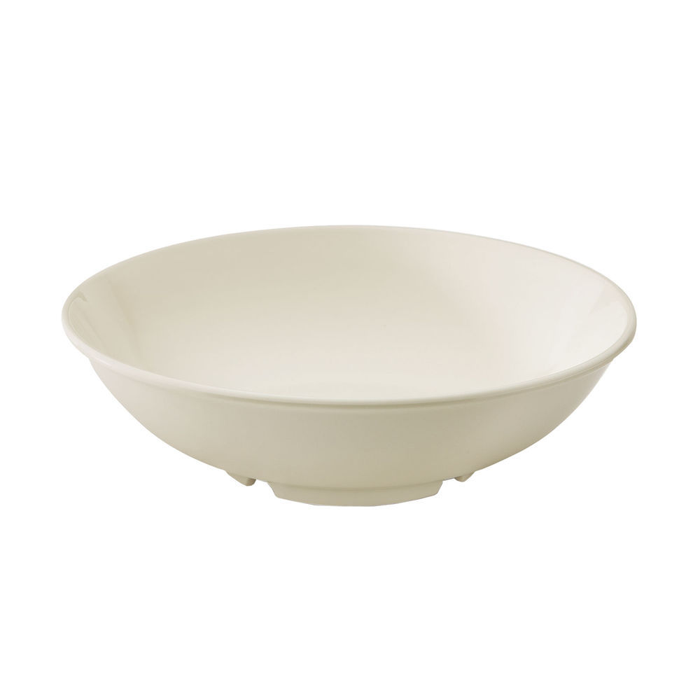 G.E.T. 1.9 Qt Ivory Melamine Diamond Ivory Bowl - 1 Dozen
