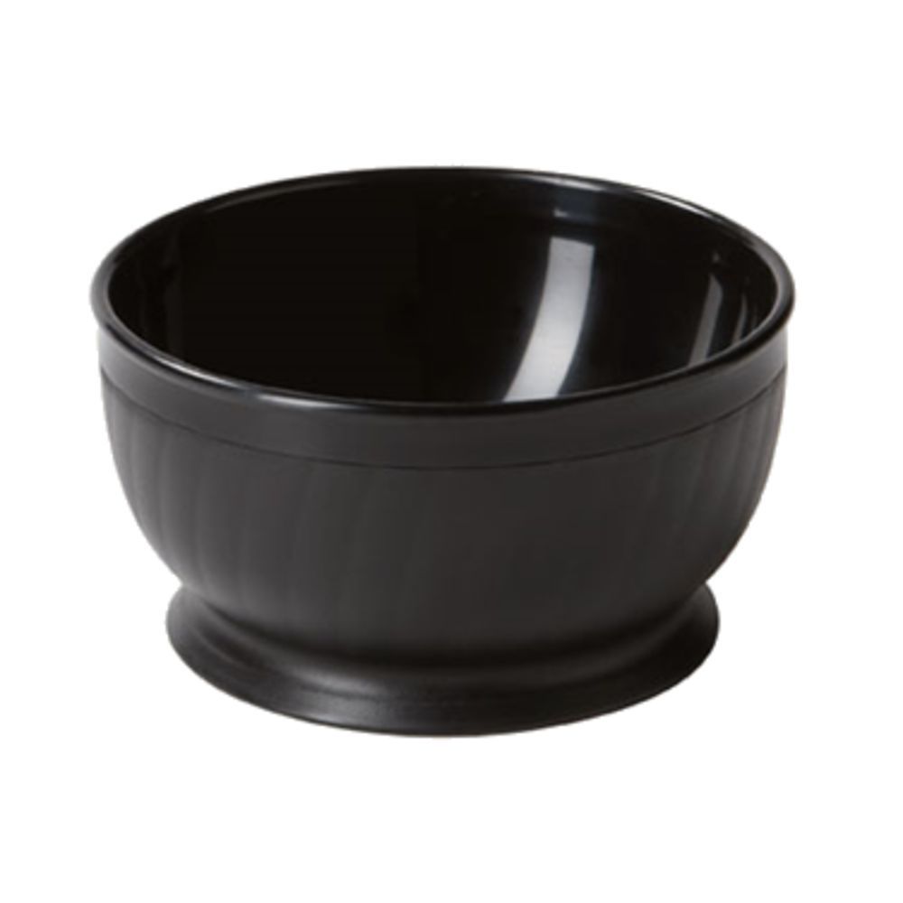 G.E.T. 8 Oz Black Polypropylene Bowl - 4 Dozen