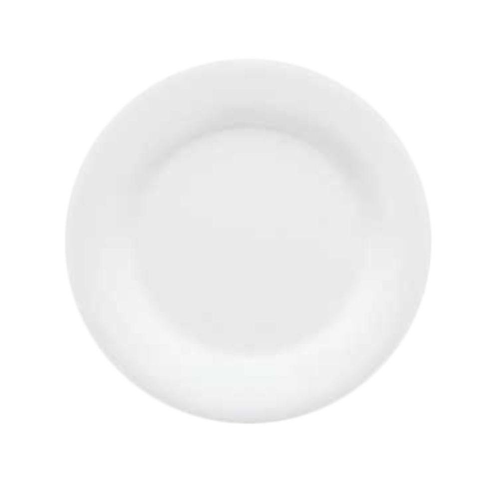 G.E.T. White Melamine Diamond White Plate - 12" - 1 Dozen