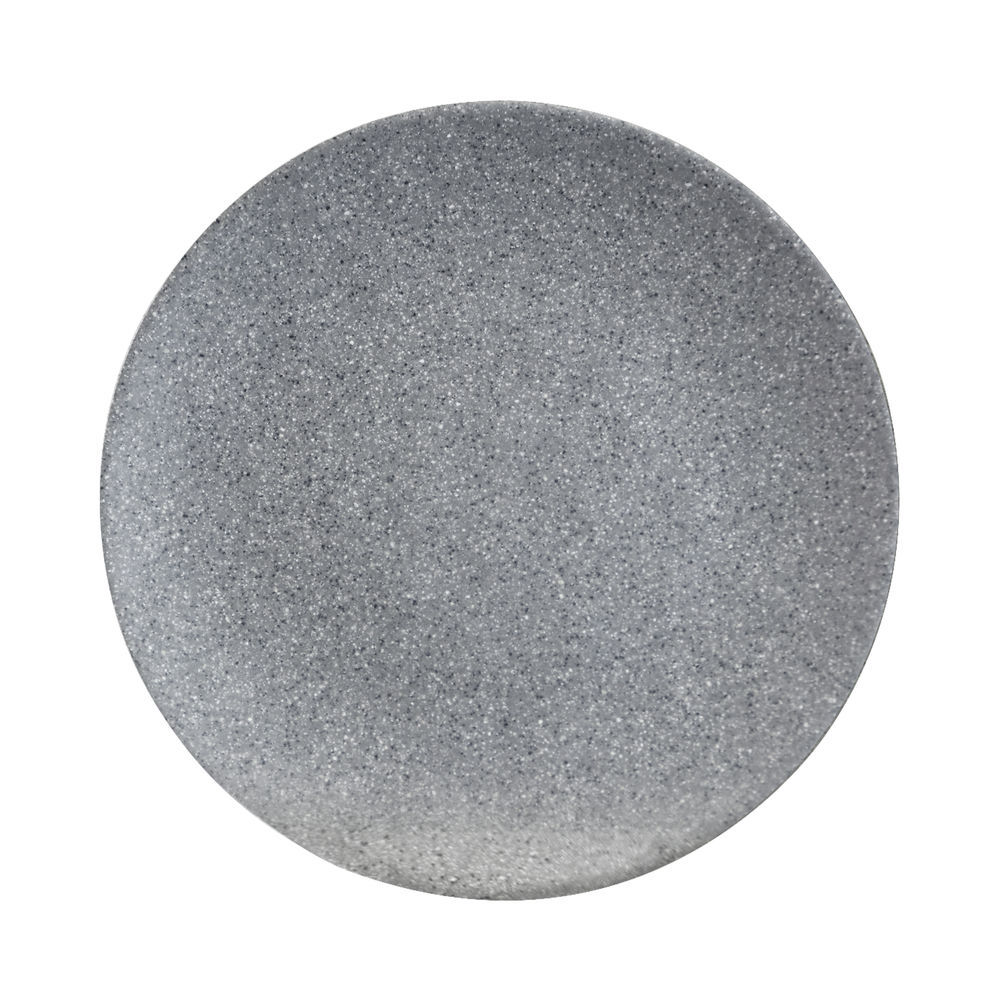 Elite Round Plate, 6" dia. x 1/2" h., Tenaya, Granite Stone - 6 per case