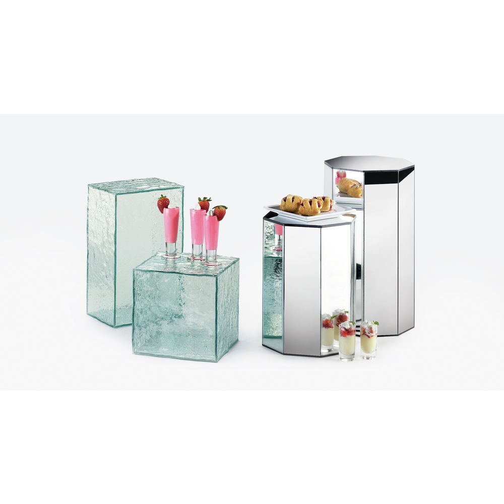 Cal-Mil 8X13X6H FAUX GLASS RISER