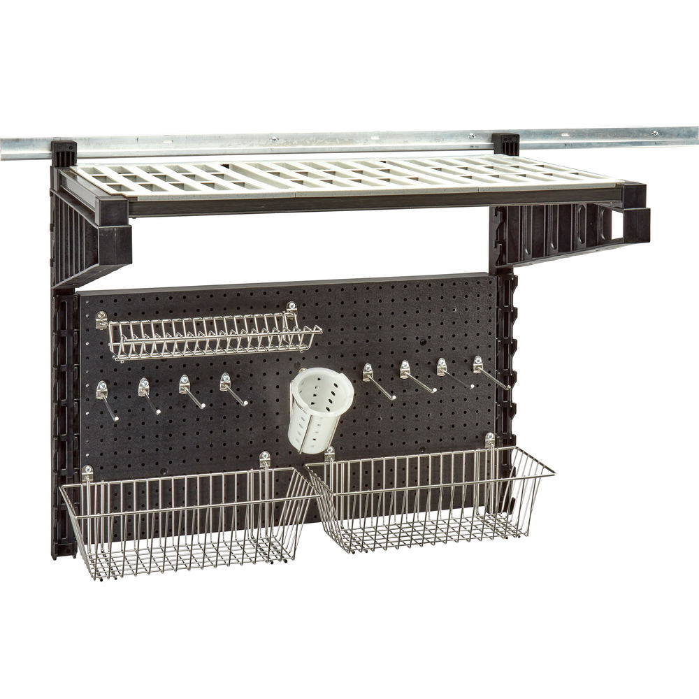 Cambro Elevation Wall Shelving Kit Prep 18X36-Black