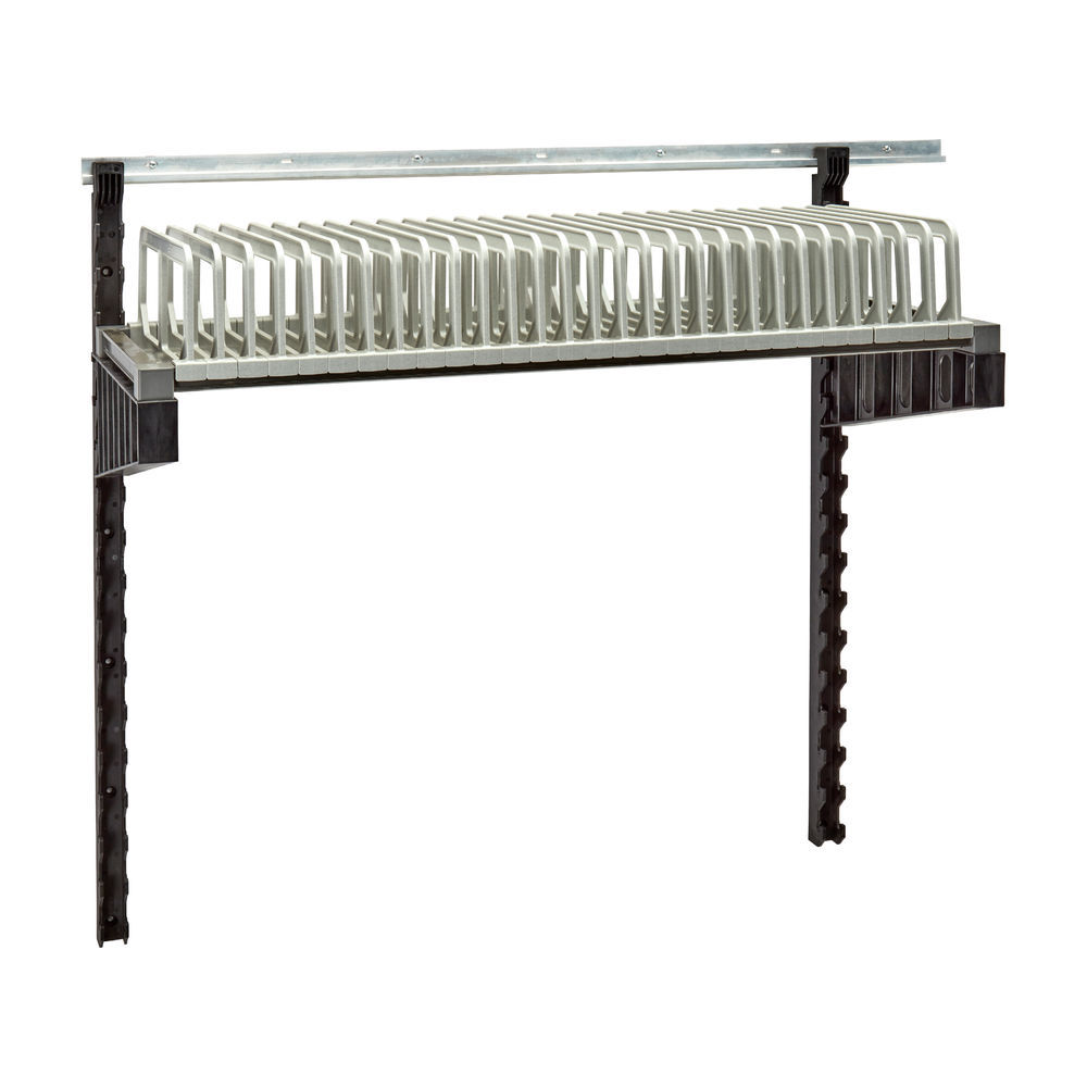 Cambro Elevation Wall Shelving Dry Rack Add 18X48-Speckled Gray