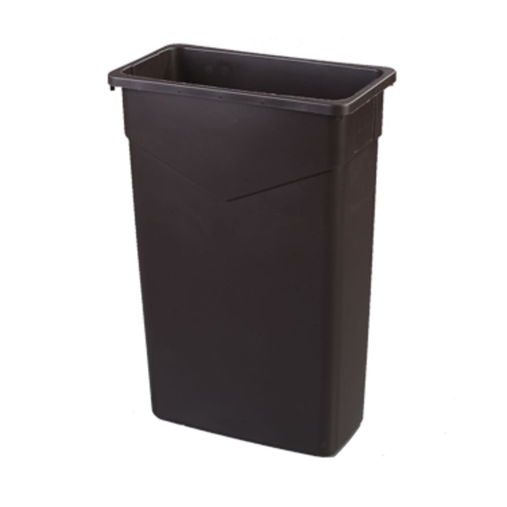 Carlisle 23 Gal Brown Trimline Waste Container - 4 per case