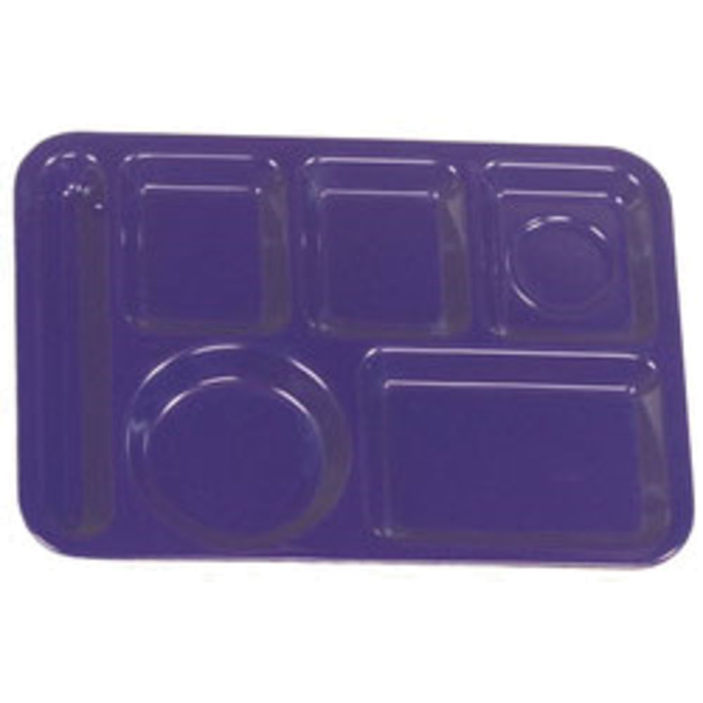 Carlisle Dark Blue Melamine Compartment Tray 14"X10" - 12 per case