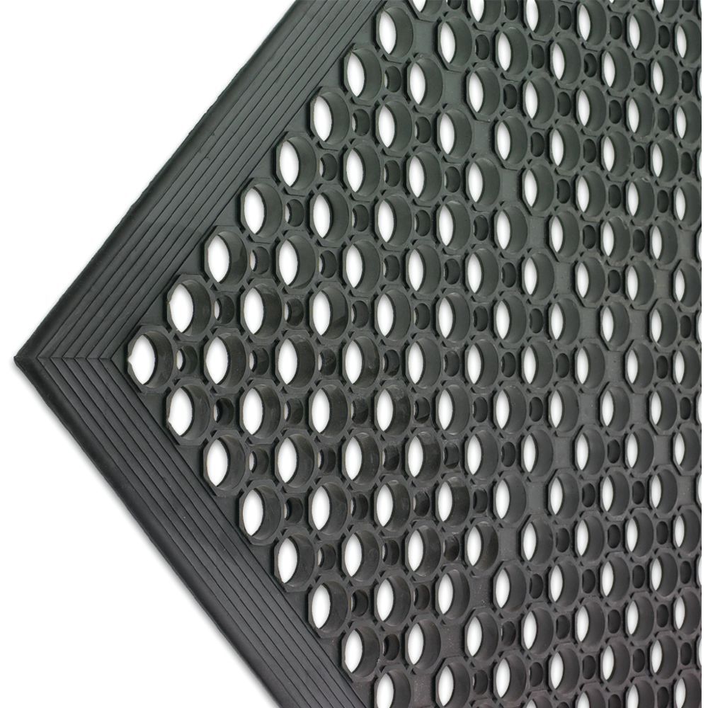 San Jamar EZ-Mats (Light Duty) Bagged, Black