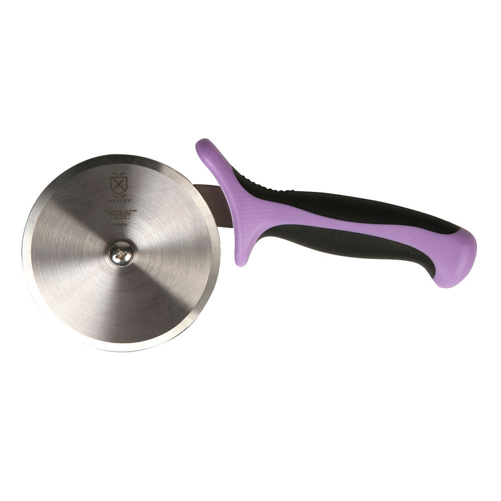 Mercer Millennia 4" Pizza Cutter - Purple Handle