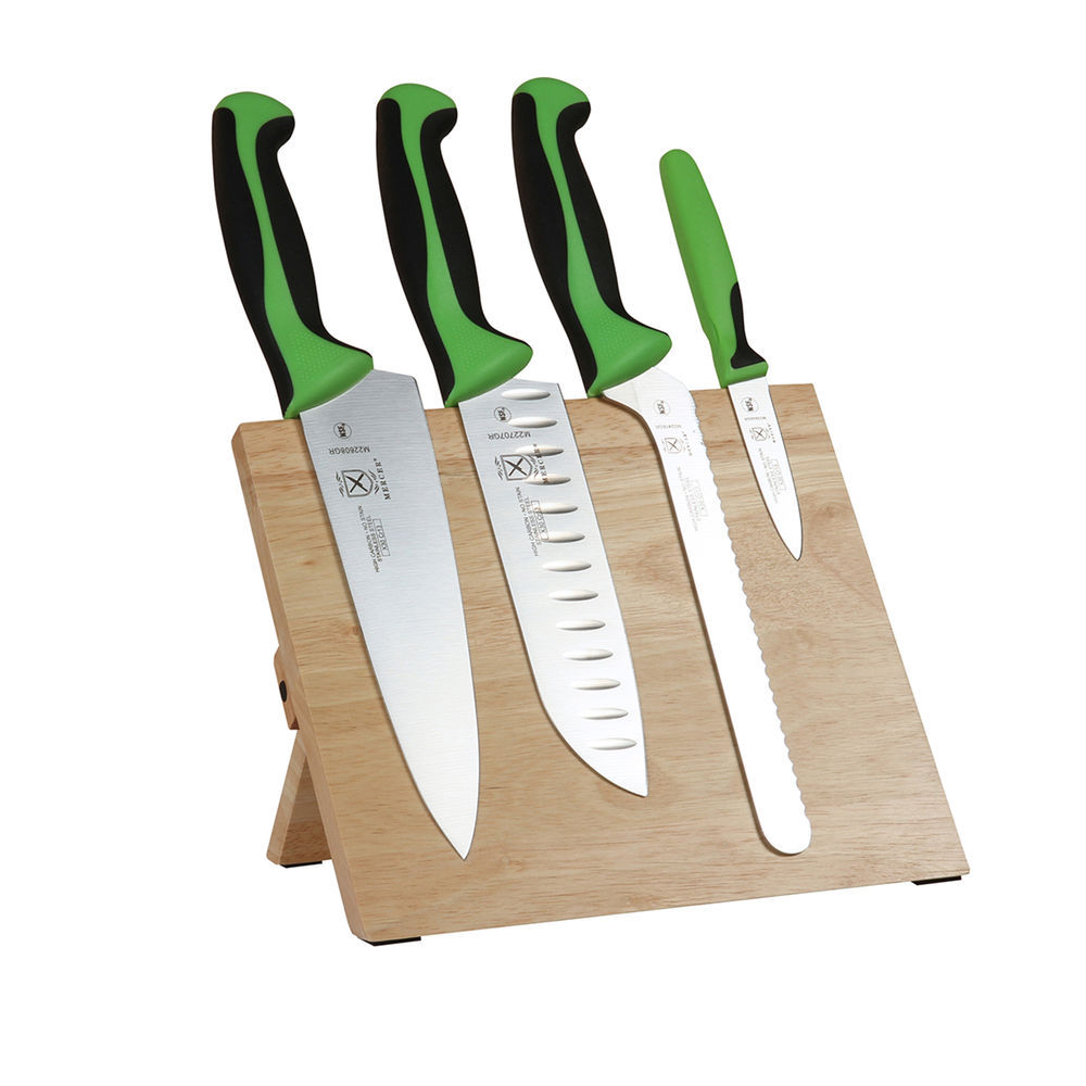 Mercer Millennia 5-Pc. Magnetic Board Set - Bamboo - Green Handle