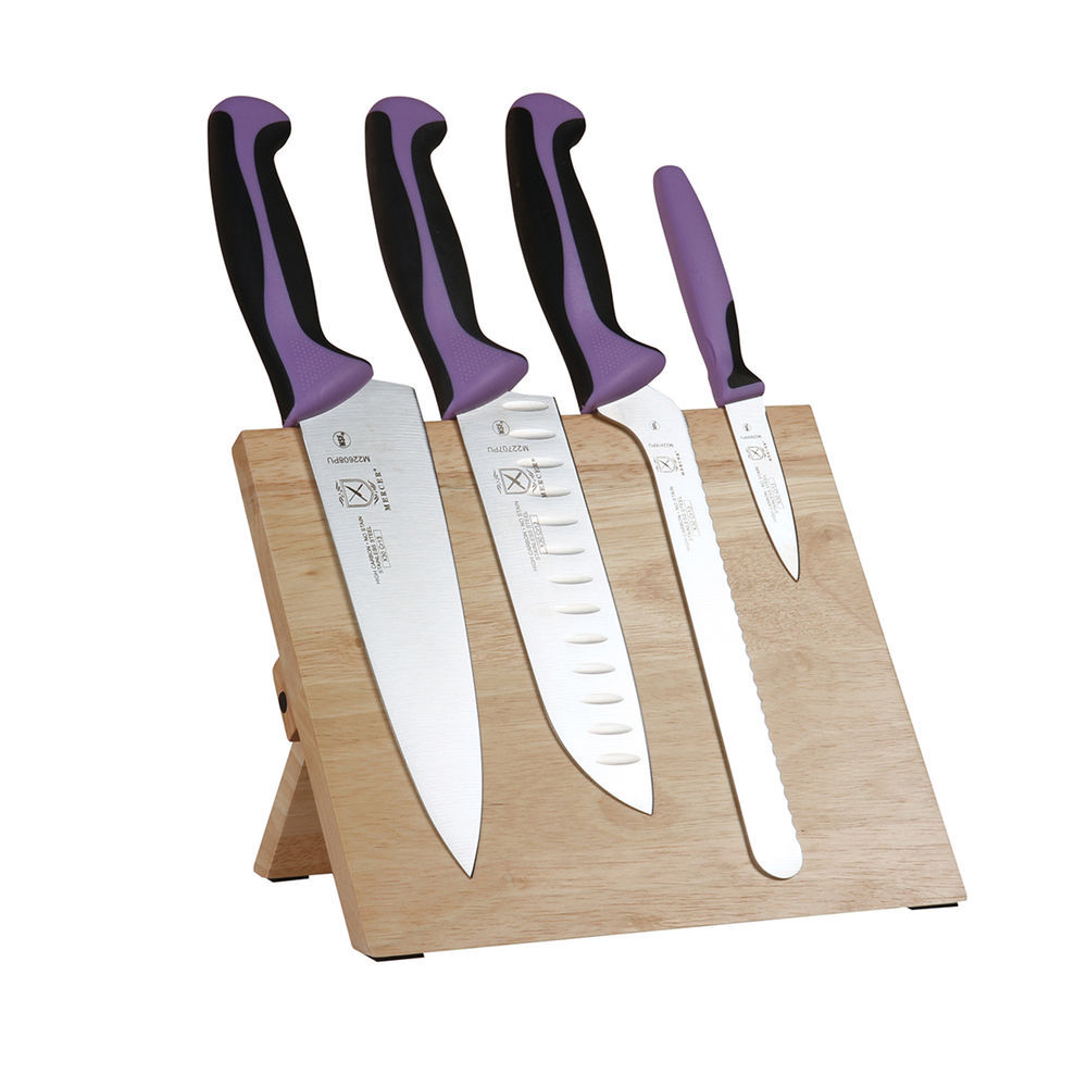 Mercer Millennia 5-Pc. Magnetic Board Set - Bamboo - Purple Handle