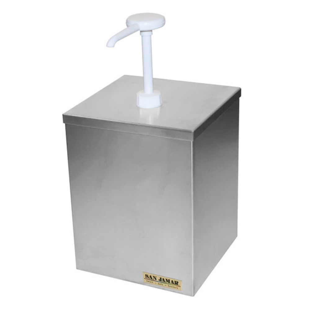 San Jamar 1 oz Economy Pump, pack of 2, white