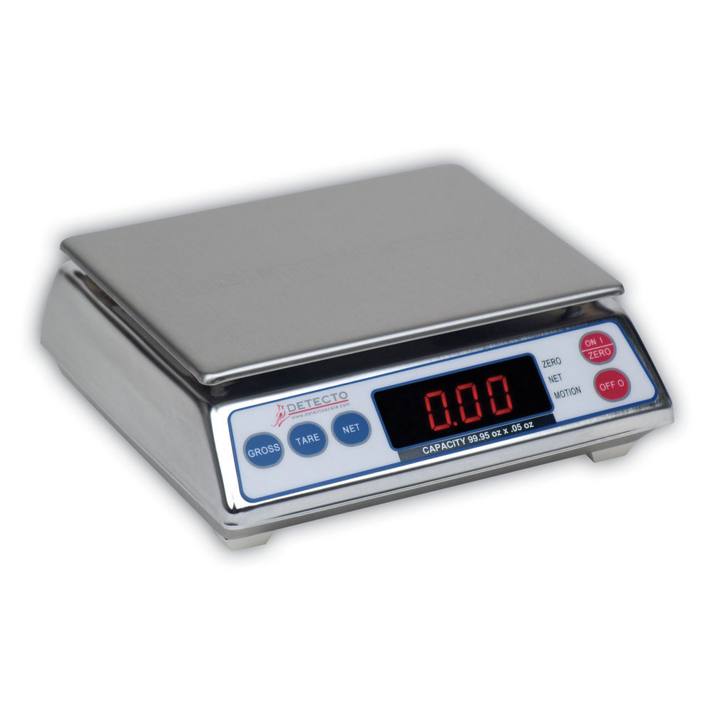 DETECTO All Purpose Scale, 6 Lb Capacity, 6.75" x 5.25"