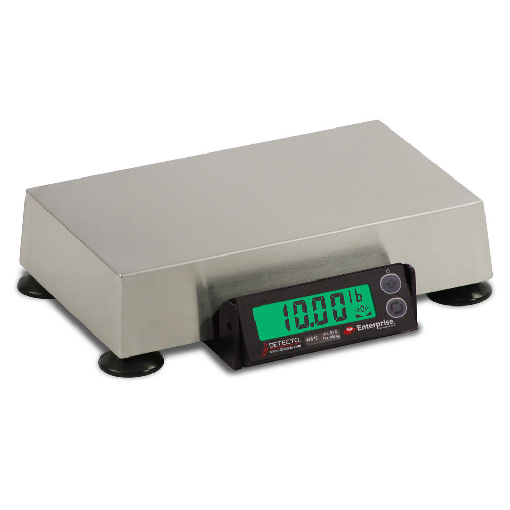 DETECTO Enterprise POS/Logistics Scale, Electronic, 6" x 10", 160 oz x ...