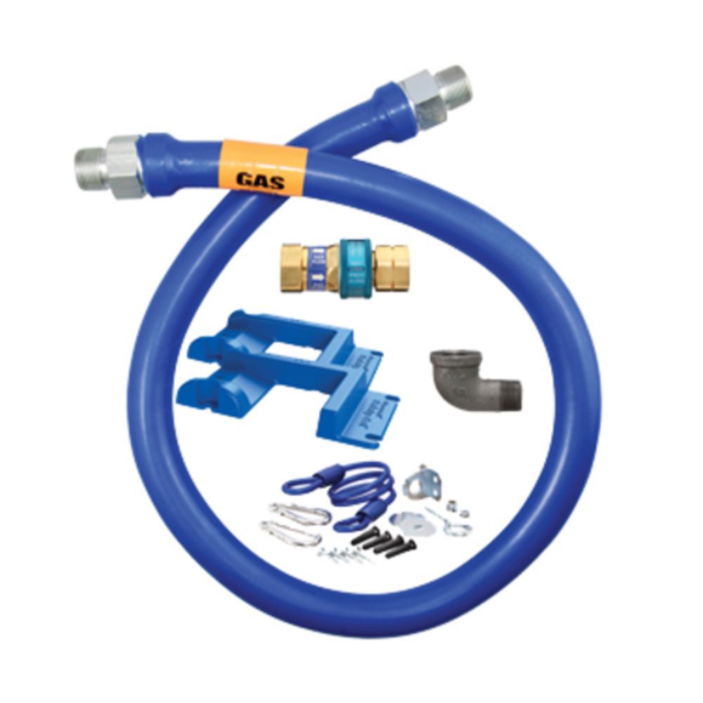 Dormont Manufacturing Dormont Blue Hose Moveable Gas Connector, 1/2 ...