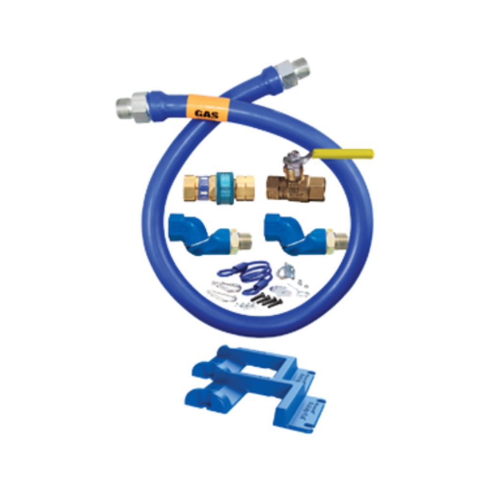 Dormont Manufacturing Dormont Blue Hose Moveable Gas Connector Kit, 1 ...