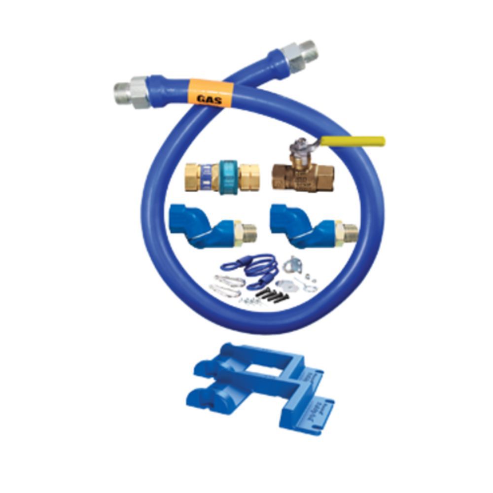 Dormont Manufacturing Dormont Blue Hose Moveable Gas Connector Kit, 3/4 ...