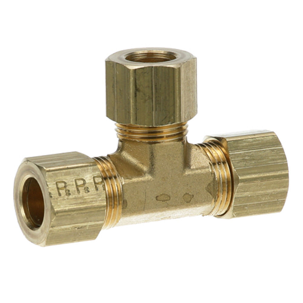 Allpoints 3/8" CCT BRASS UNION TEE, EACH;THREAD IS 9/16"-24;INCLUDES ...