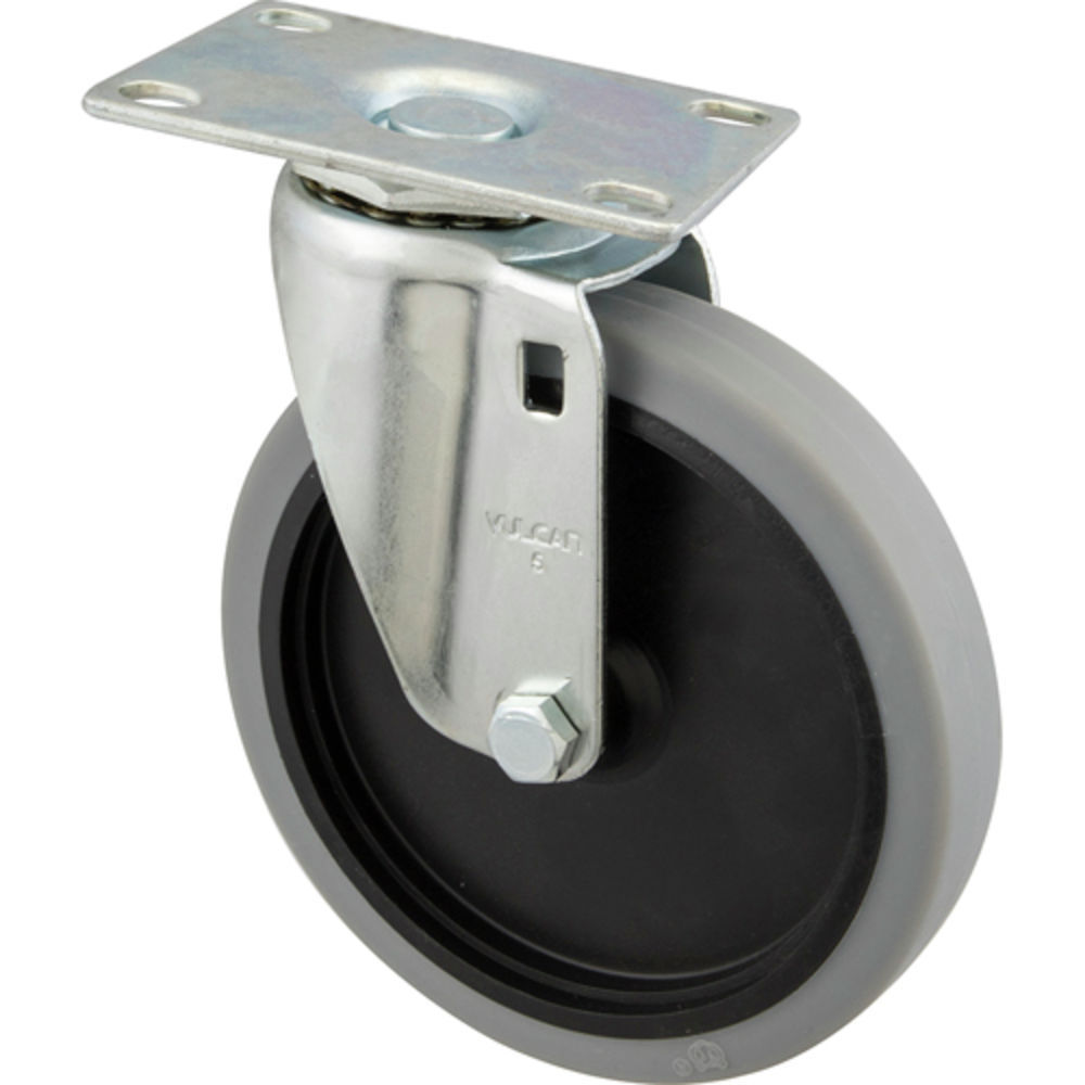 Allpoints CASTER,PLATE (5"OD,SWVL,GRAY) - Allpoints Part# 2621056