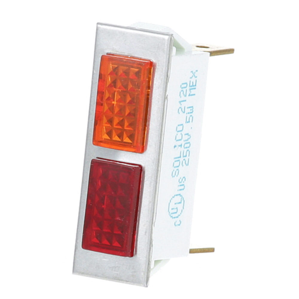 Allpoints SIGNAL LIGHT 3/8" X 1-5/16" RED/AMBER - Allpoints Part# 381062