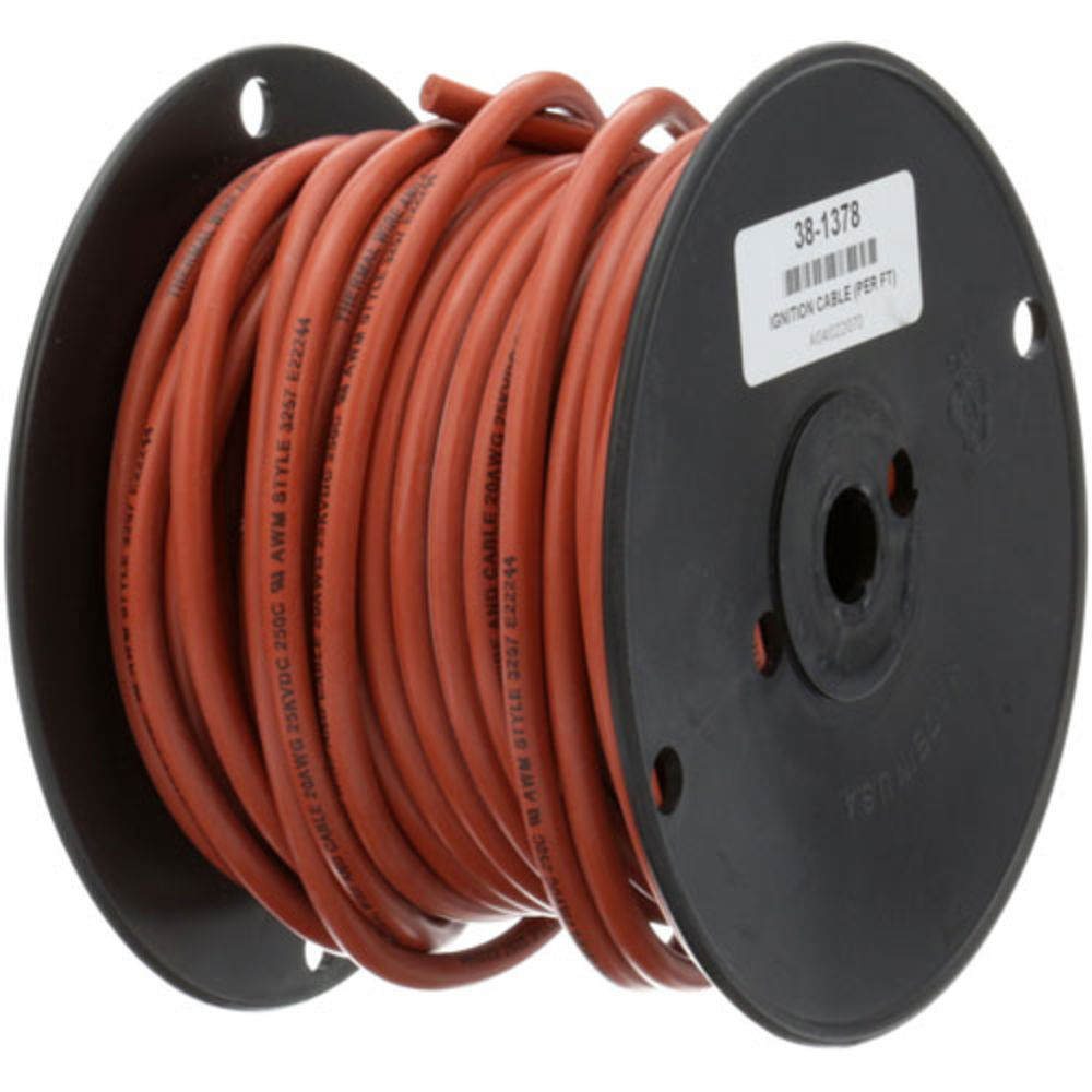Allpoints IGNITION CABLE (PER FT) 20 GA 250C RED - Allpoints Part# 381378